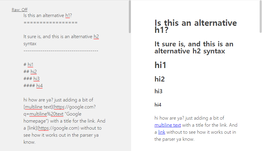 Javascript로 Markdown 파서 구현하기 Maxs Blog